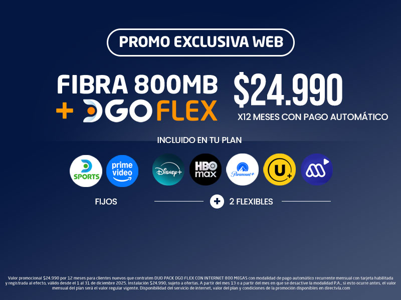 DIRECTV Chile | Planes de TV, internet y plataformas de streaming